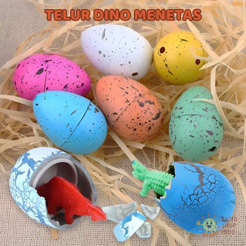 Promo Taiyo Mainan Anak Telur Dino Menetas Kecil Sedang Besar ...