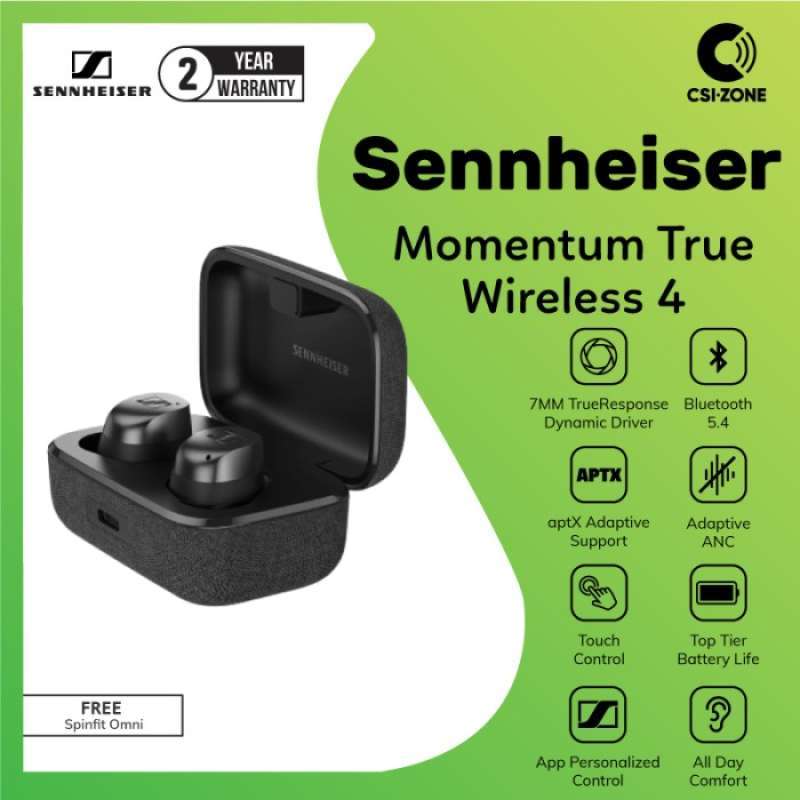 Promo Sennheiser Momentum True Wireless 4 / Mtw4 Bluetooth Tws Earphone ...