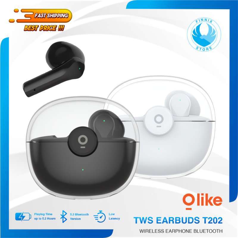 Promo Olike T202 Gaming Wireless Tws Bluetooth 5.3 Earphone Earbuds ...