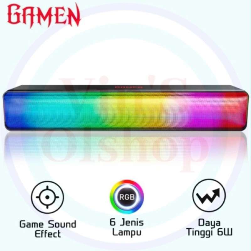 Promo Speaker Gaming Gamen Gs8 Resmi/ Speaker Gaming Pc/ Laptop ...