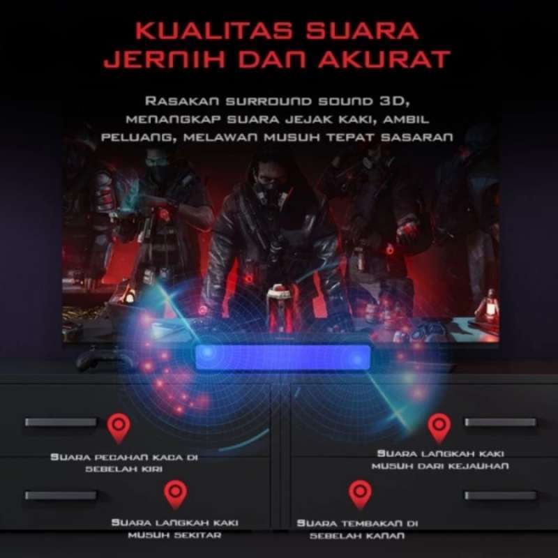 Promo Speaker Gaming Gamen Gs8 Resmi/ Speaker Gaming Pc/ Laptop/ Komputer Diskon 23% Di Seller ...