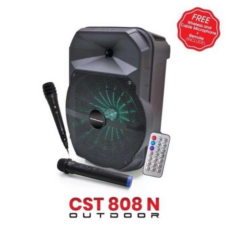 Promo Speaker Simbadda Cst 808n Portable Bluetooth Mic Kabel & Wireless ...