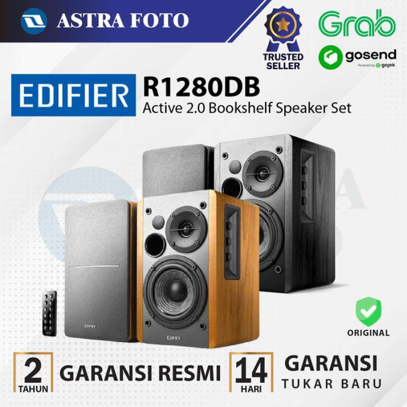Promo Edifier R1280db Active 2.0 Bluetooth Bookshelf Speaker Set - Coklat Diskon 23% Di Seller ...