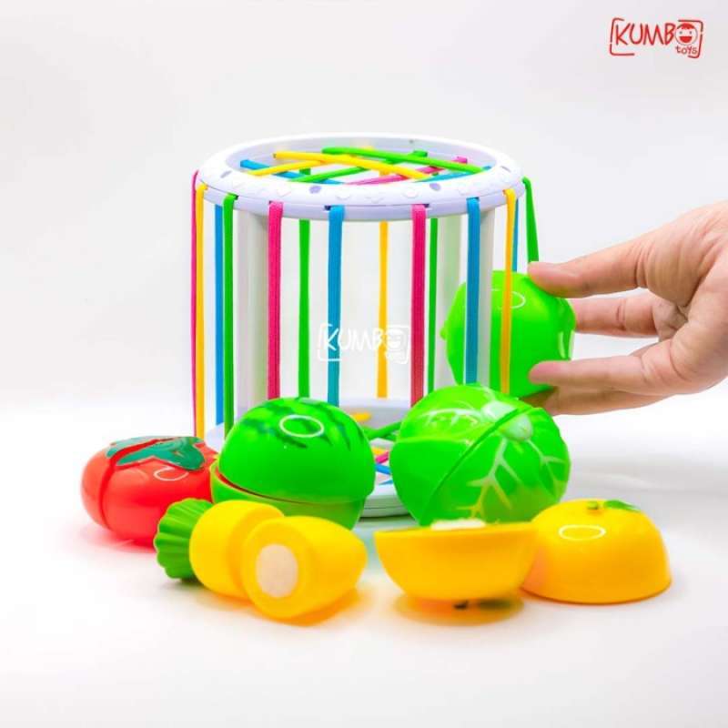 Promo Mainan Edukasi Anak Shape Sorting Game Sortir Bentuk Buah Dan ...