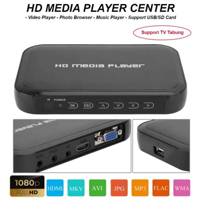 Promo Hdmi Media Player Full Hd 1080p Pemutar Video Hardisk,usb,sd ...