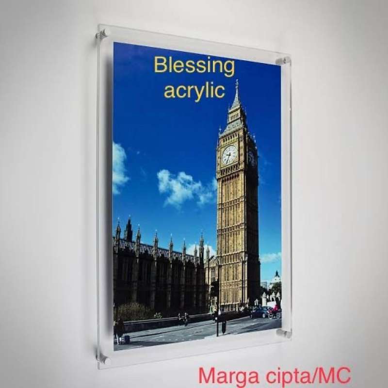 Promo Acrylic Frame Poster/ Wall Display Frame 3mm Double 120 X 90 Cm ...