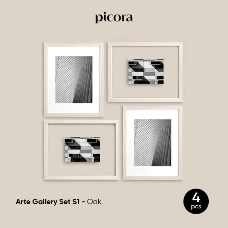 Promo Picora Arte Gallery Set S1-frame Pigura Bingkai Foto Dinding-4pcs ...