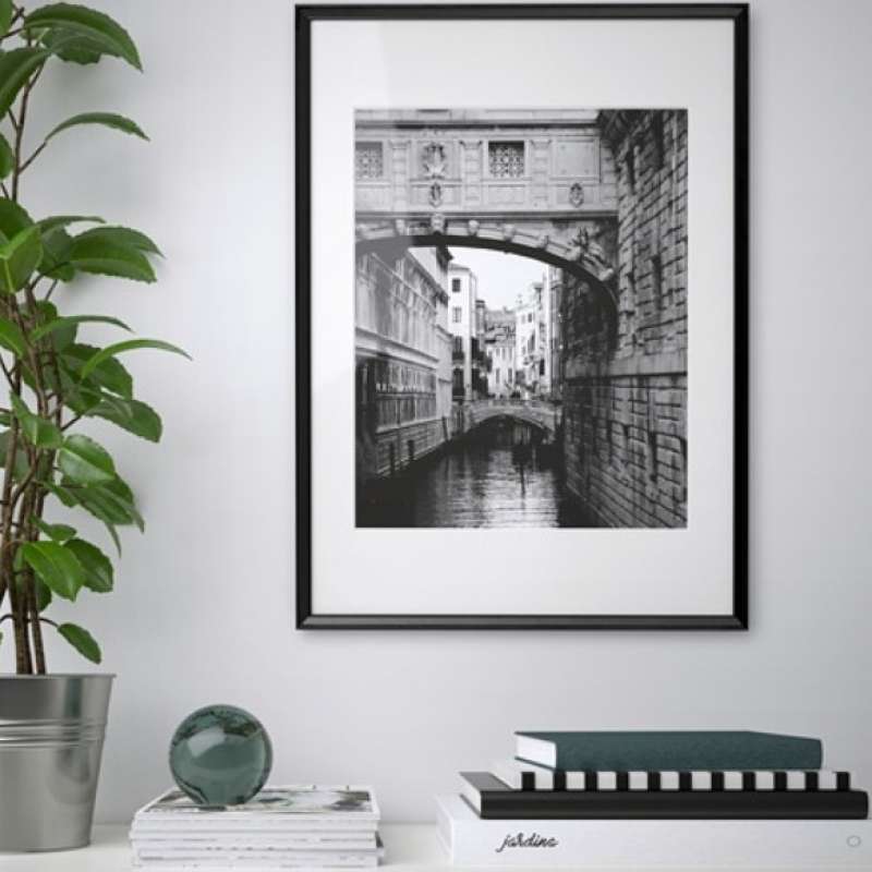 Promo Bingkai Frame Foto Dinding Kn 50x70cm (16r) Original_hitam Diskon ...