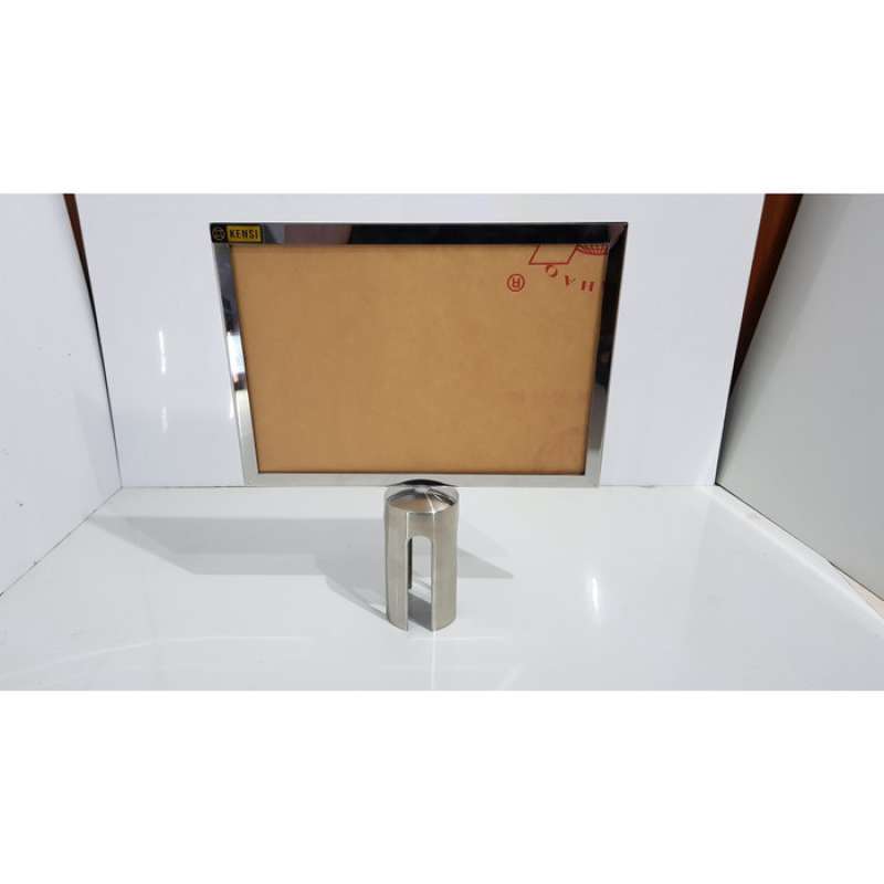 Promo Sign Frame A3 Landscape Signage Poster Papan Tiang Antrian ...