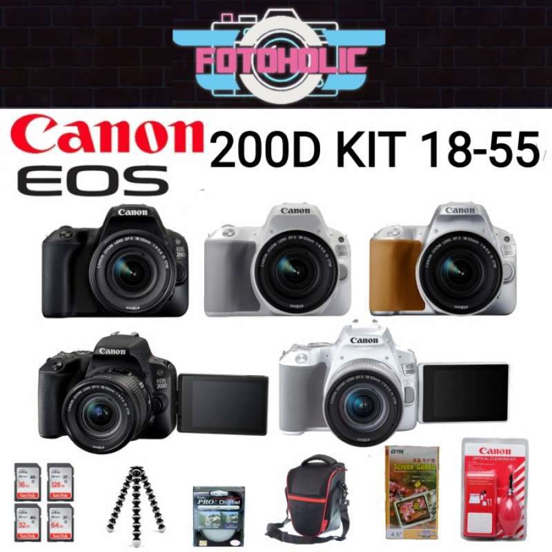 Promo Canon Eos 200d Kit 18-55mm Is Stm / Canon 200d / Canon 200d Kit ...