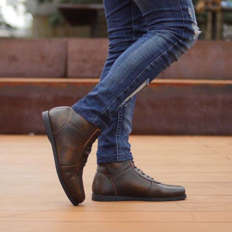 Promo Garage X Svend 01 Camel | Sepatu Boots Fashion Pria Kulit Asli ...