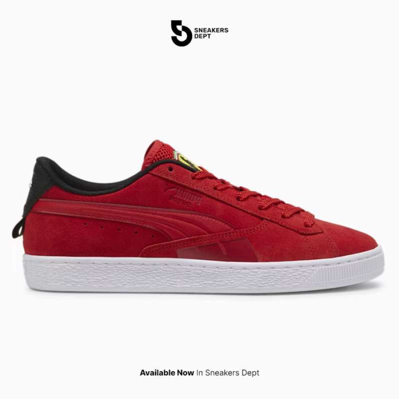 Promo Sepatu Sneakers Unisex Puma Suede X Ferrari 30806502 Original ...