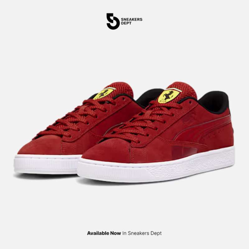 Promo Sepatu Sneakers Unisex Puma Suede X Ferrari 30806502 Original ...