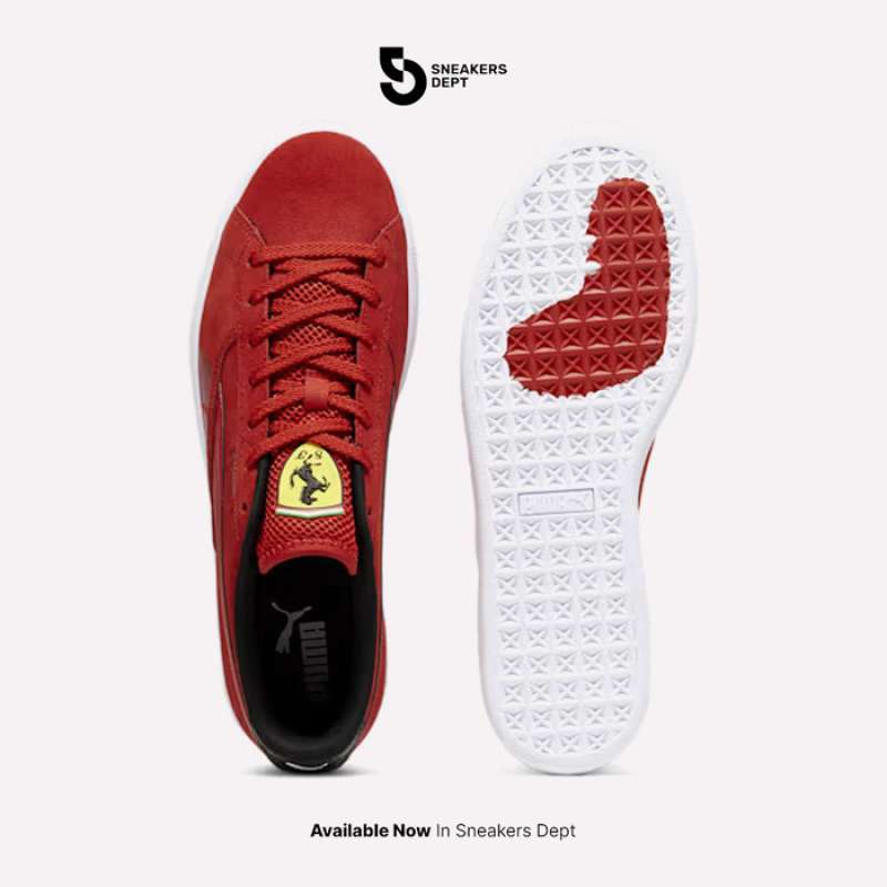 Promo Sepatu Sneakers Unisex Puma Suede X Ferrari 30806502 Original ...
