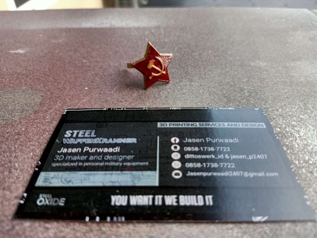 Jual Pin Enamel Emblem Soviet Era Pdii Untuk Edukasi Sejarah Di Seller ...