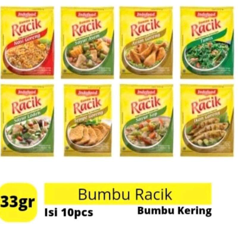 Promo Racik Bumbu Masak Instan 1 Renceng Isi 10 Sachet - Racik Sayur ...