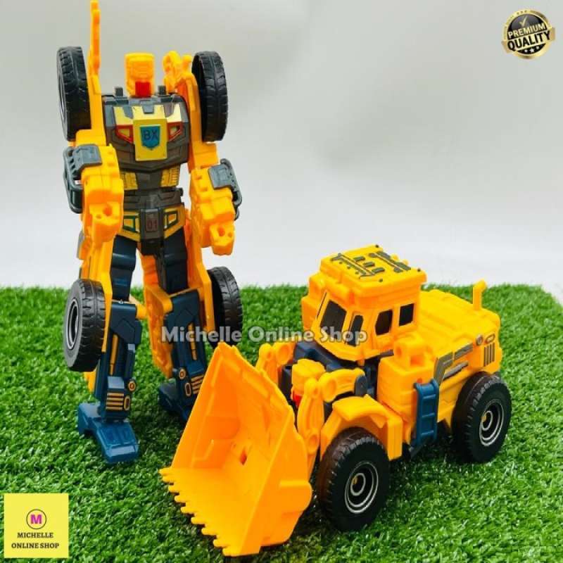 Promo New Mainan Anak Robot Transformer Kendaraan Konstruksi - Hercules ...