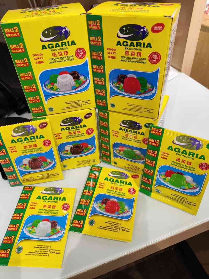 Jual Agaria Forisa Bubuk Agar Agar All Varian, Warna Merah Di Seller ...