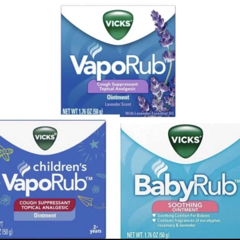 Promo Vicks Vaporub Children's Chest Rub Ointment - Usa Origin Diskon ...