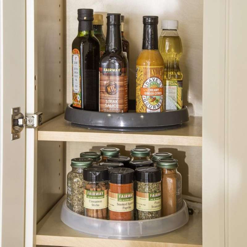Promo Organizer Rak Bumbu Dapur Putar Serbaguna Seasoning Rack Rotating ...