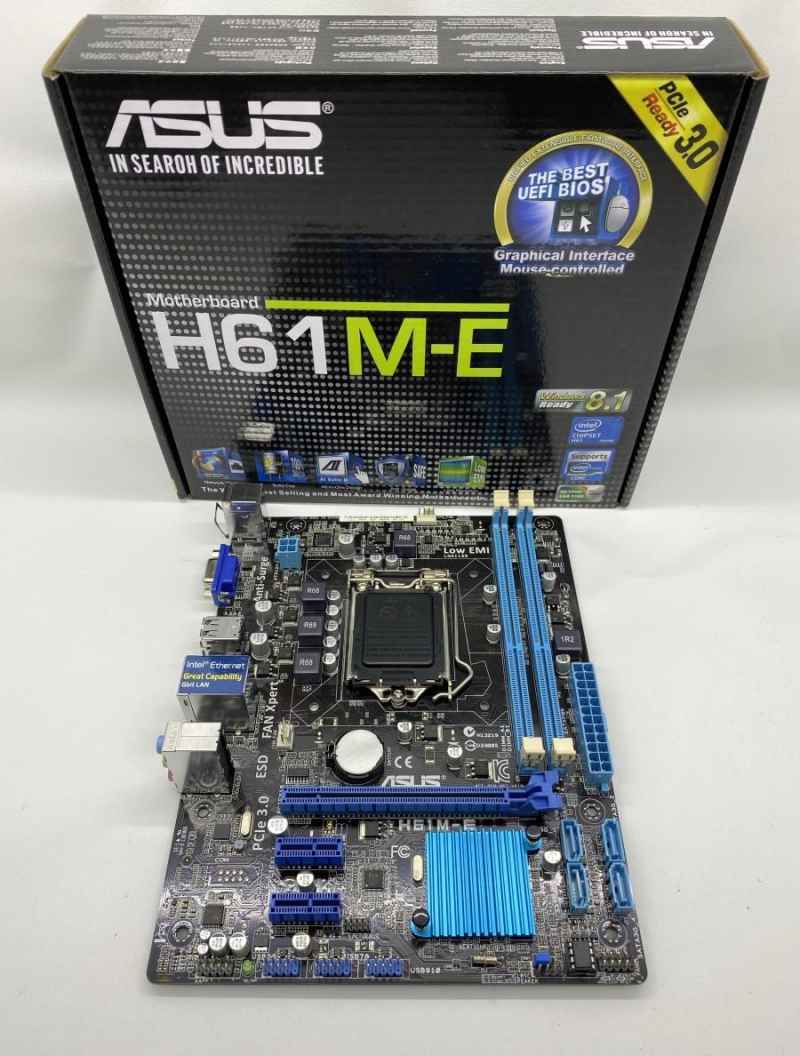 Jual Asus H61m-e Socket Lga 1155 Motherboard Intel Di Seller Ssk ...