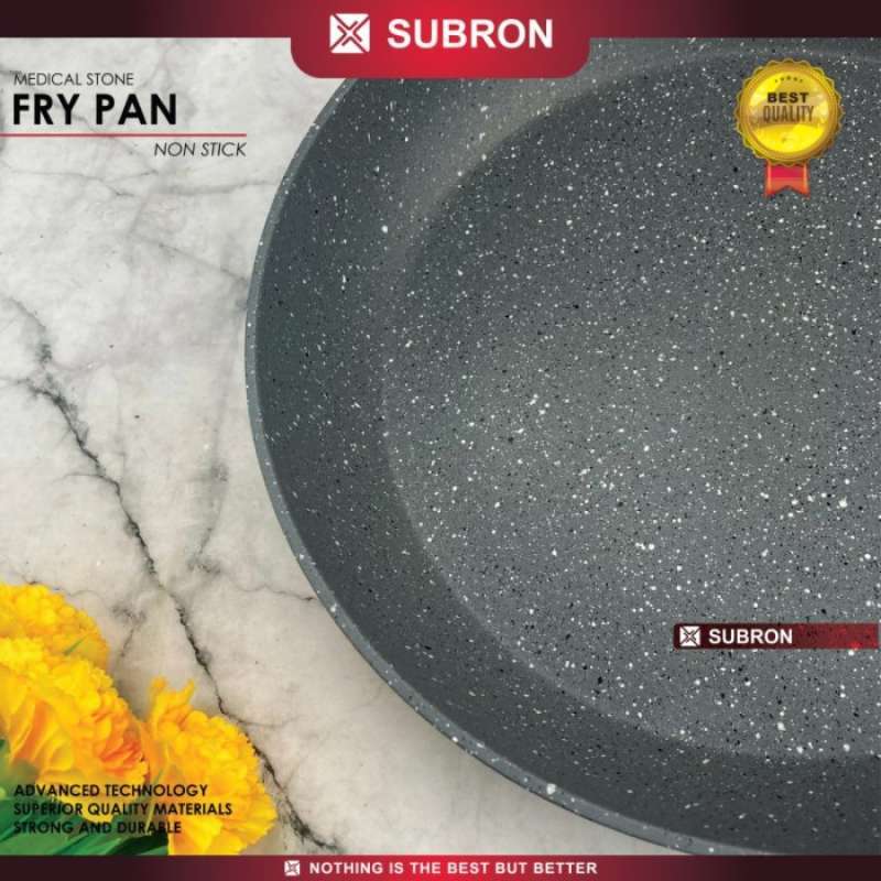 Jual Subron Frying Pan Medical Stone Non-stick Kompor Induksi Anti ...