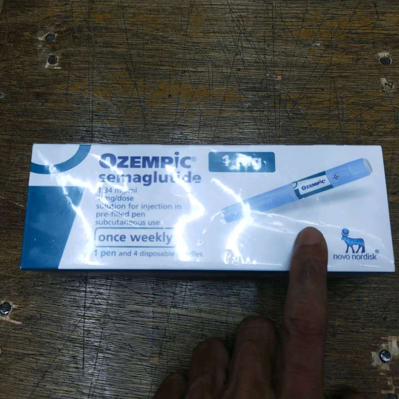 Jual Ozempic/1mg/biru/semaglitude/injek Box Exp 2026 Utuh Di Seller ...