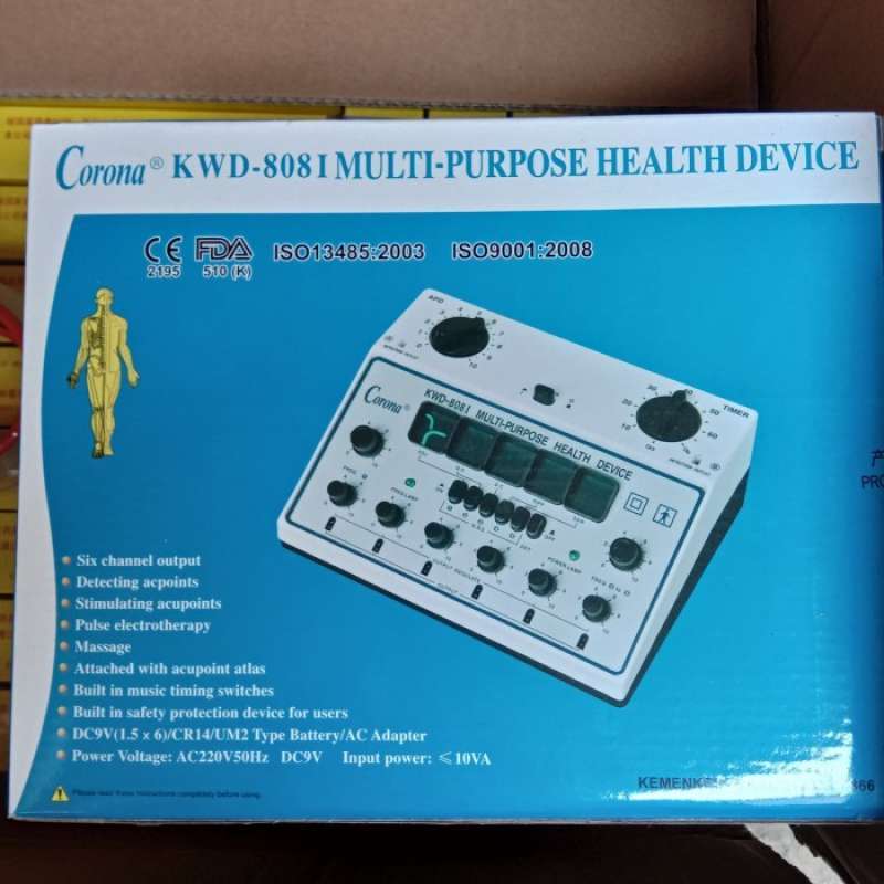 Promo Stimulator Akupunktur Listrik Corona D 8081 Diskon 23% Di Seller ...