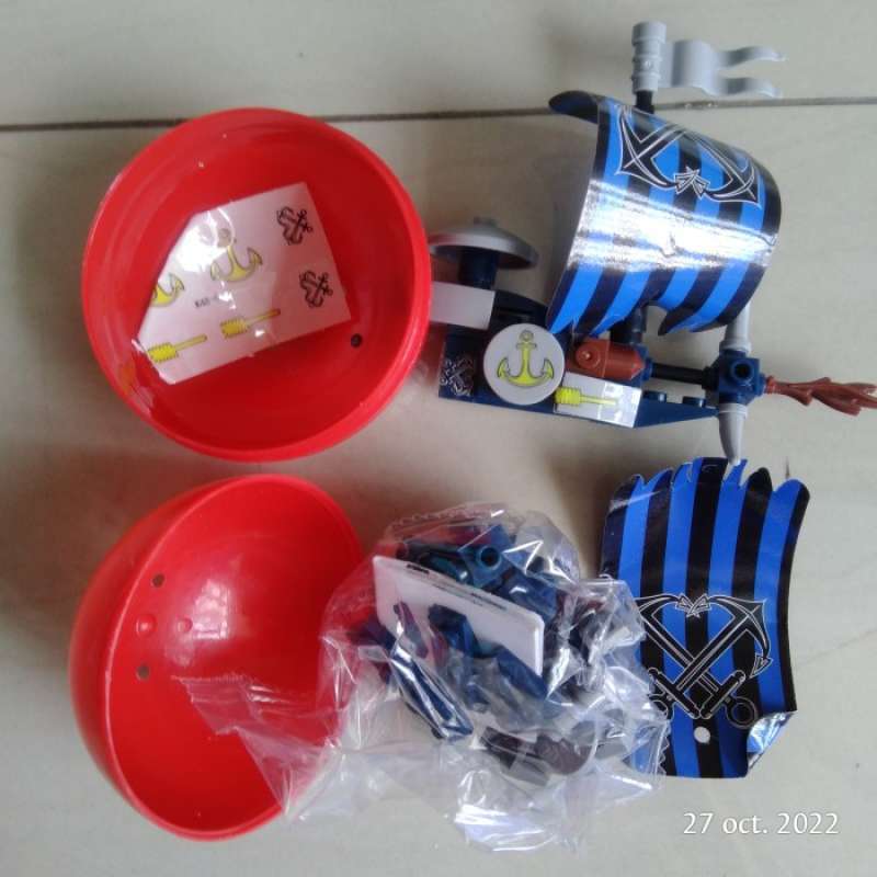 Promo Mainan Telur Lego Seri Kapal Laut Mainan Model Kit Brick Diskon ...