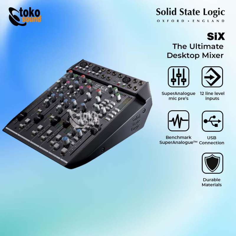 Jual Solid State Logic Ssl Six - 6 Channel Desktop Analog Mixer Di ...