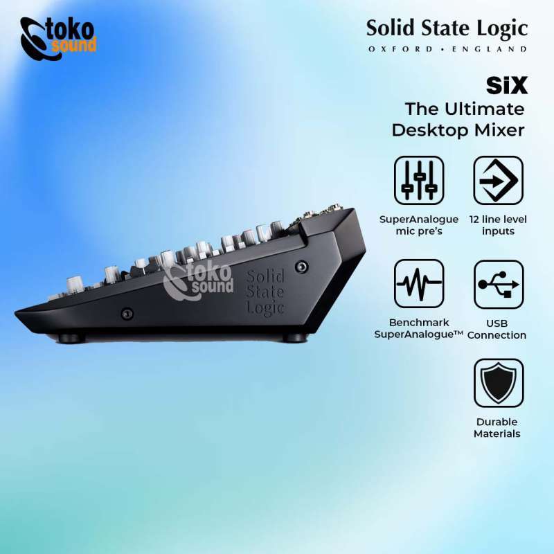 Jual Solid State Logic Ssl Six - 6 Channel Desktop Analog Mixer Di ...