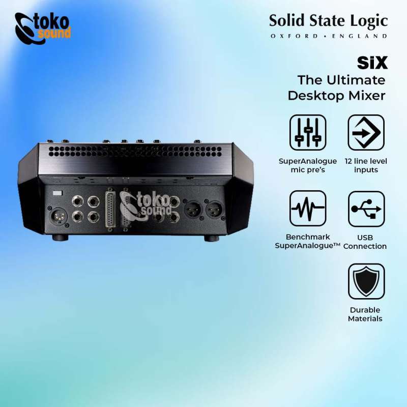 Jual Solid State Logic Ssl Six - 6 Channel Desktop Analog Mixer Di ...