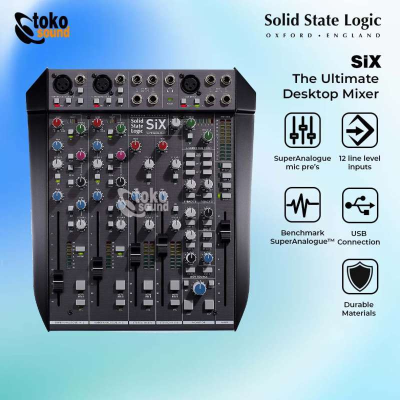 Jual Solid State Logic Ssl Six - 6 Channel Desktop Analog Mixer Di Seller Tokosound Proaudio ...