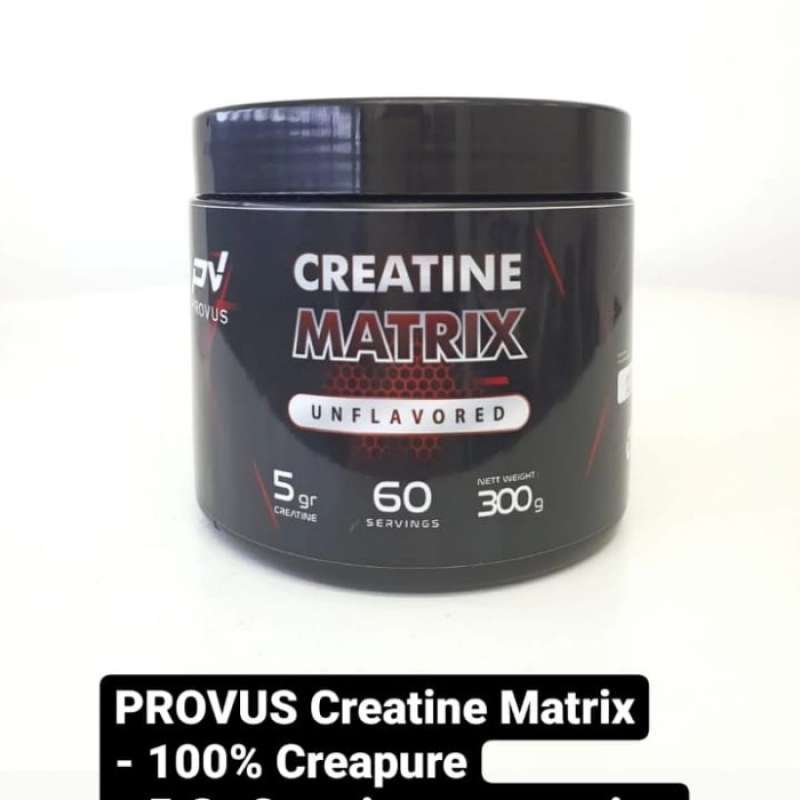 Promo Provus Creatine Matrix Powder 300 Gram 60 Serving Free Shaker ...