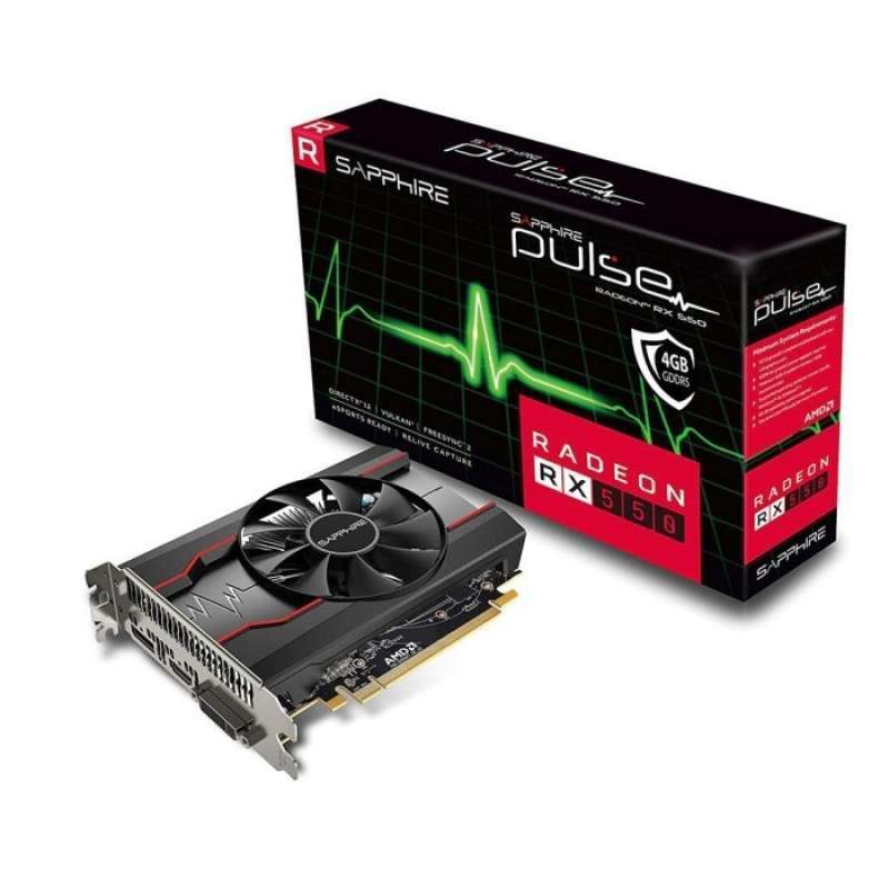 Jual Vga Sapphire Pulse Radeon Rx550 4gb Gddr5 128 Bit Di Seller Cahaya Matahari Computers ...