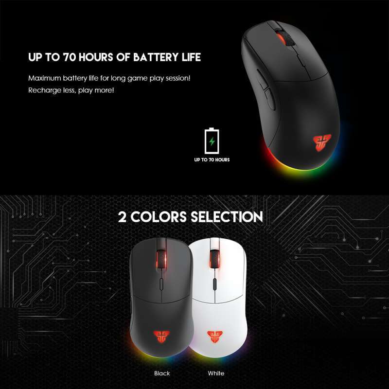 Promo Mouse Gaming Wireless Fantech Xd3 Helios Rgb Dual Mode ...