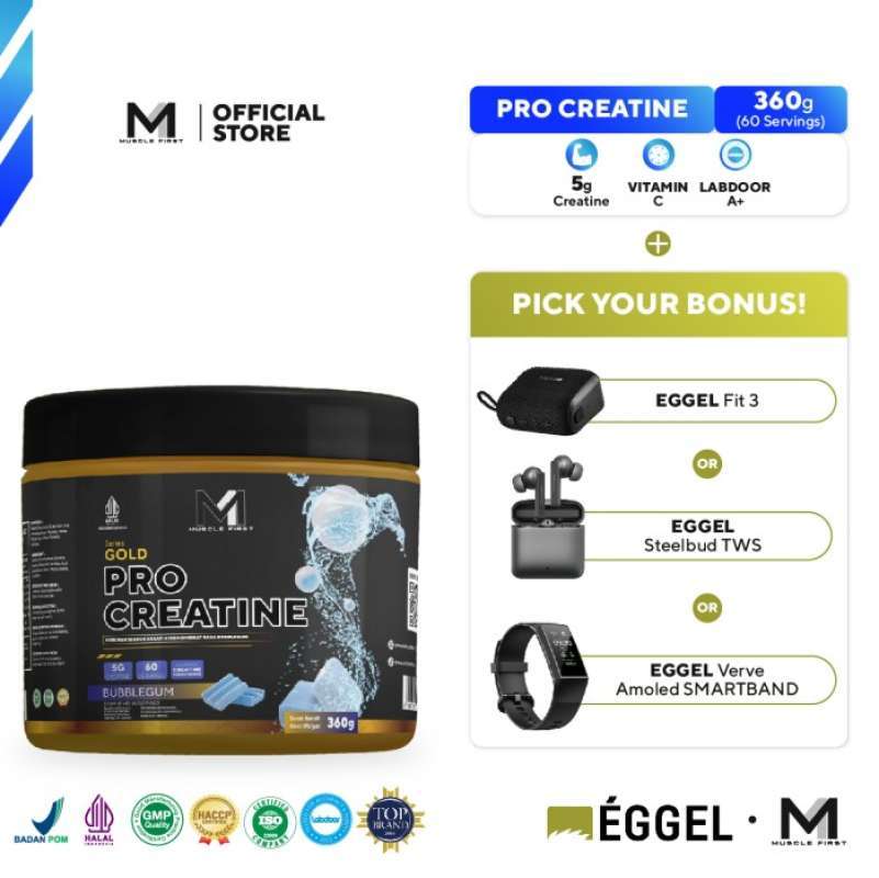Promo Muscle First Pro Creatine 360gr - Menambah Massa Otot Suplemen ...