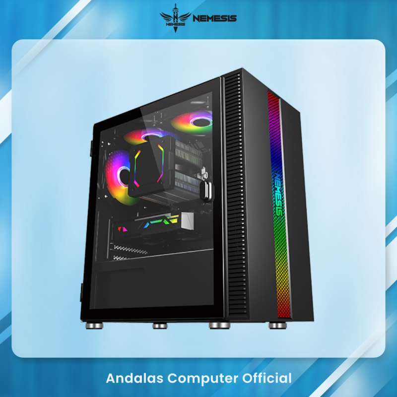 Jual Casing Gaming Nyk T20 Mistic Matx/itx Magnetic Glass Material Left ...