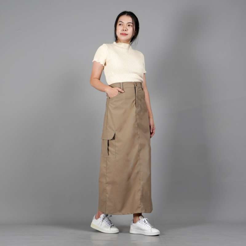 Jual Okechuku Maggie Rok Cargo Bawahan Wanita Kekinian Model Terbaru ...