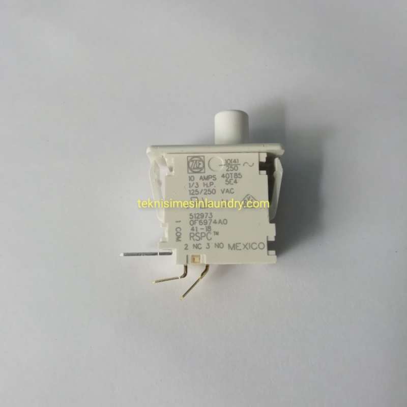 Promo Door Switch Push Button Dryer Ipso, Speed Queen, Huebsch, Unimac ...