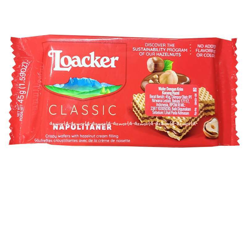 Jual Loacker 45gr Classic Cremkakao Napolitaner Alpine Milk Thins Dark ...