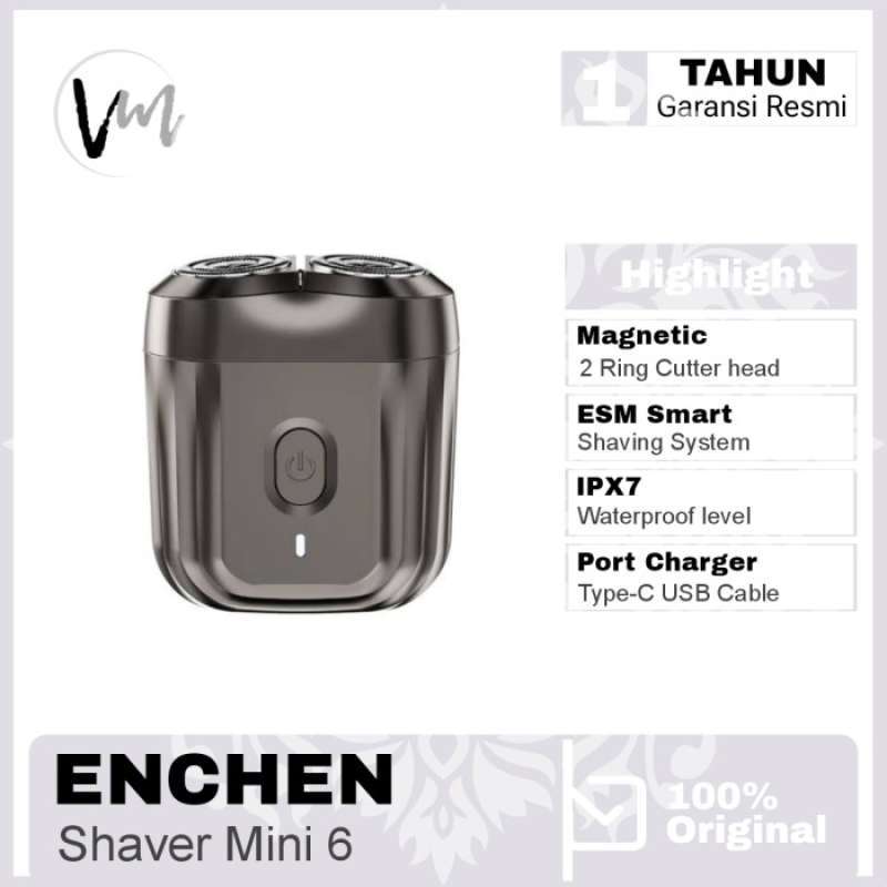 Jual Enchen Mini 6 Electric Shaver 2 Floating Head Portable Machine ...
