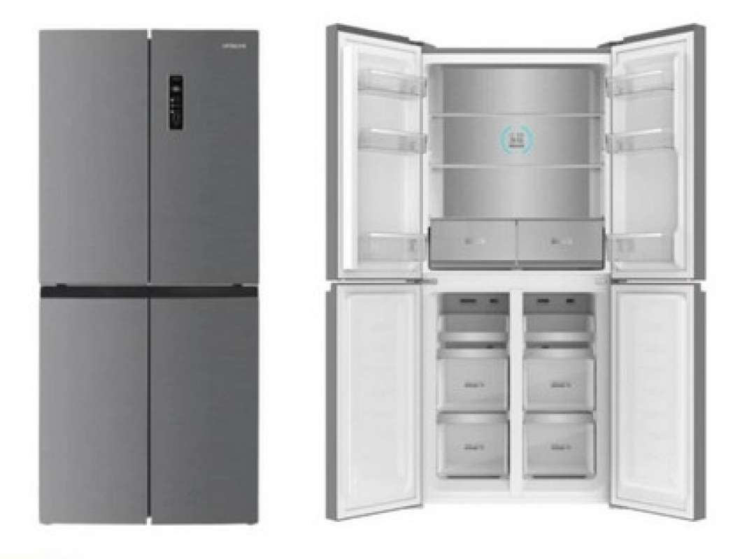 Jual Kulkas Hitachi 4 Pintu Inverter 466 Ltr Hr4n7522dsxid Silver Di ...