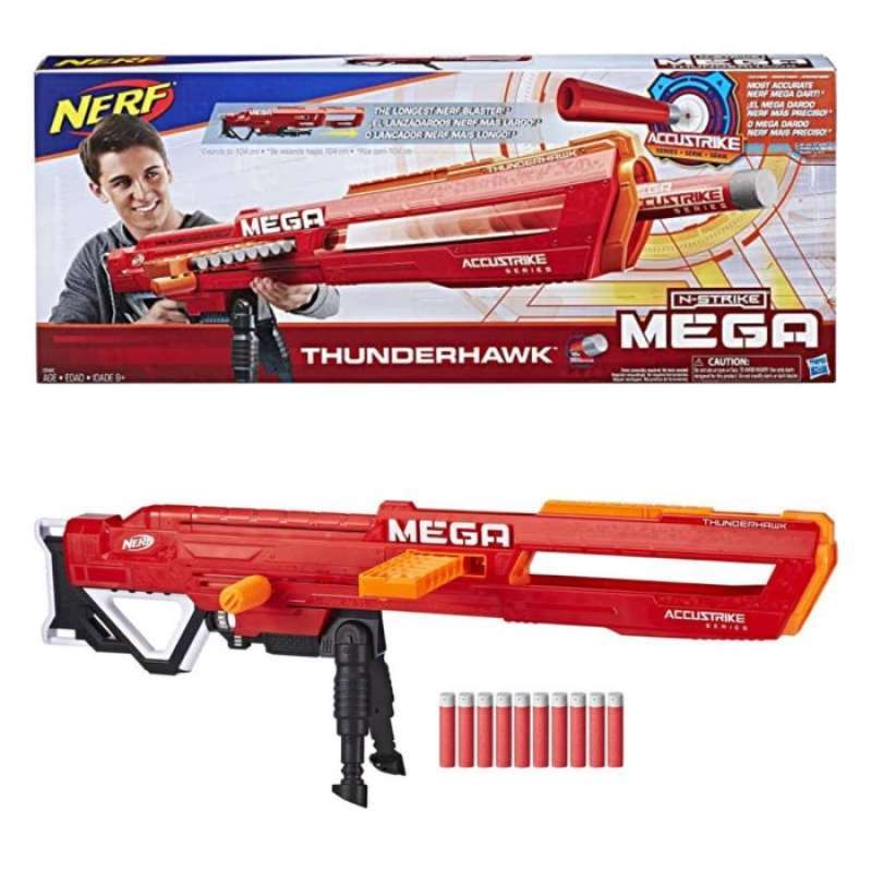 Promo Nerf N-strike Mega Thunderhawk Accustrike Series The Longest ...