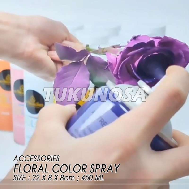 Promo Floral Color Spray Cat Semprot Bunga Pilox Bunga Pewarna Kelopak ...