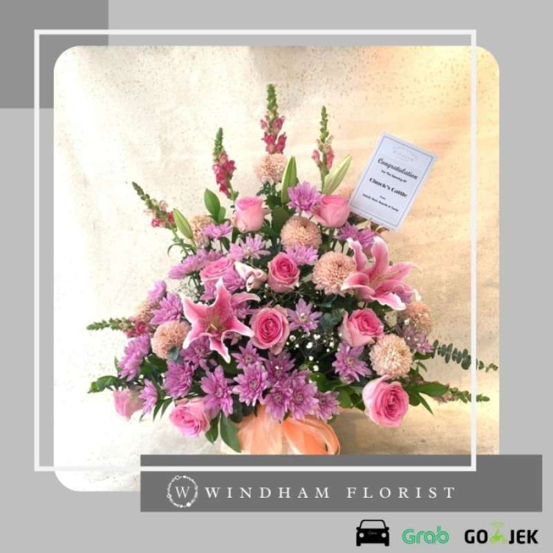 Promo Bunga Vas Rustic Snap Dragon Mix| Rangkaian Bunga|windham Flst ...