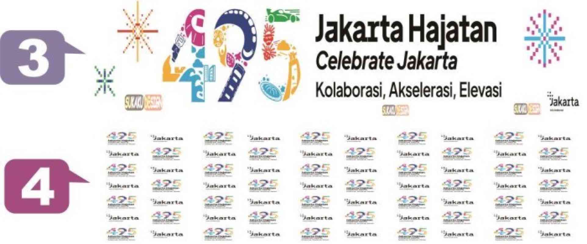 Promo Banner / Spanduk Ulang Tahun / Hut Jakarta 495 / Jakarta Hajatan ...
