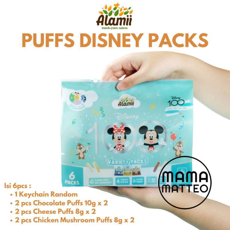 Jual Alamii Puffs Packs X Disney 100 Snack Bayi Anak / Baby Food Snack ...