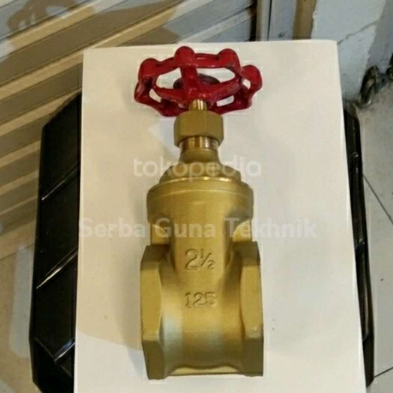Promo Gate Valve 21/2 Inch Kitz Class 125 Psi Kuningan Stop Kran Drat 2,5 Diskon 23% Di Seller ...