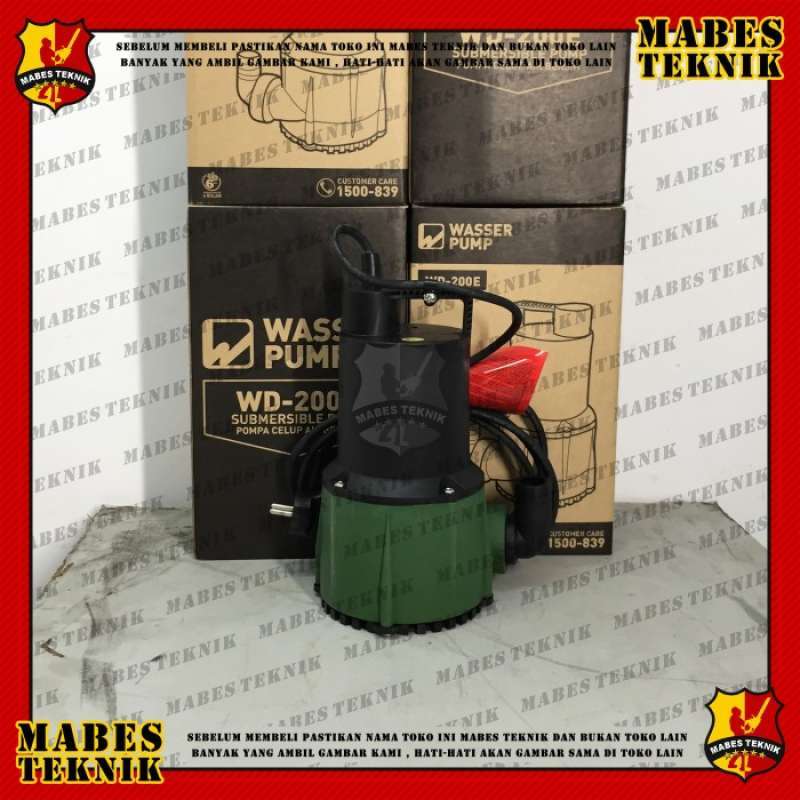 Promo Wasser Wd 200 E / Wd2000e - Pompa Celup Air Kolam Ikan / Sirkulasi Diskon 23% Di Seller ...